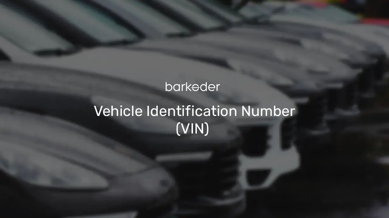 Vehicle identification Number (VIN) via barcoding Scanning Mode